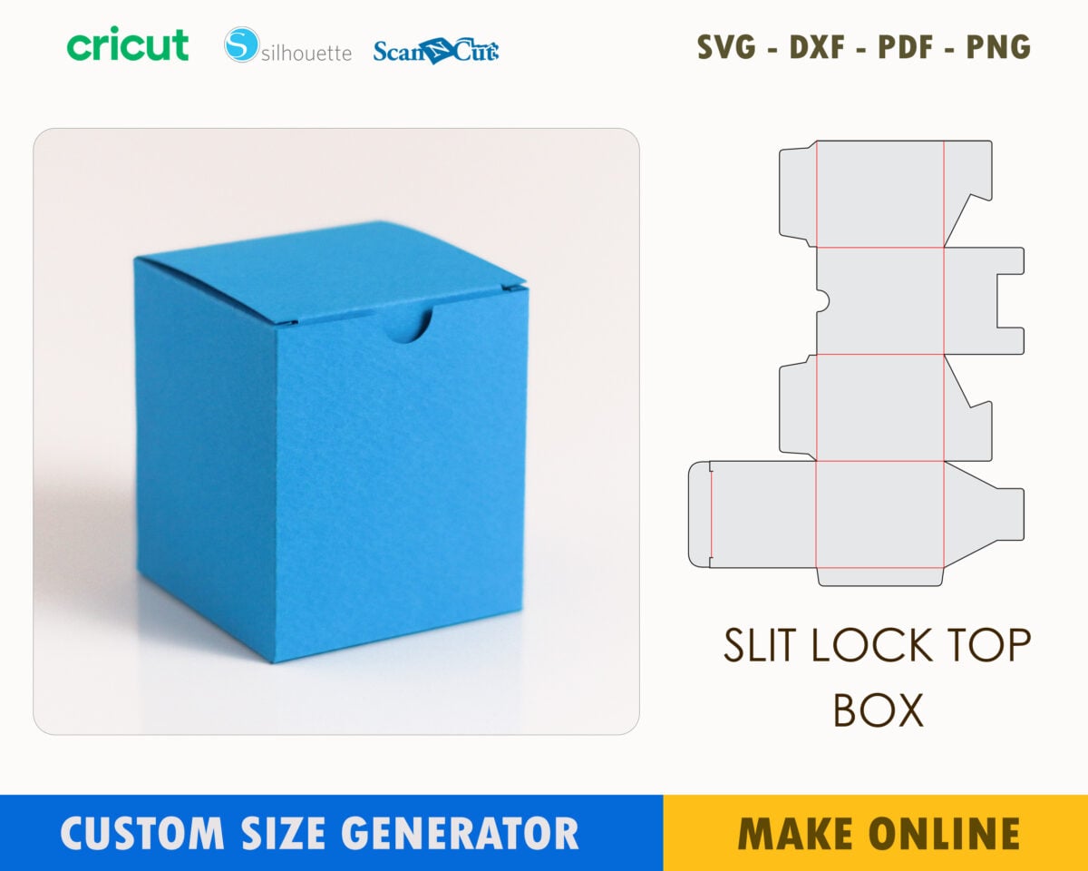 Box Template Generator – For Cricut, Silhouette or Hand Cutting (SVG ...