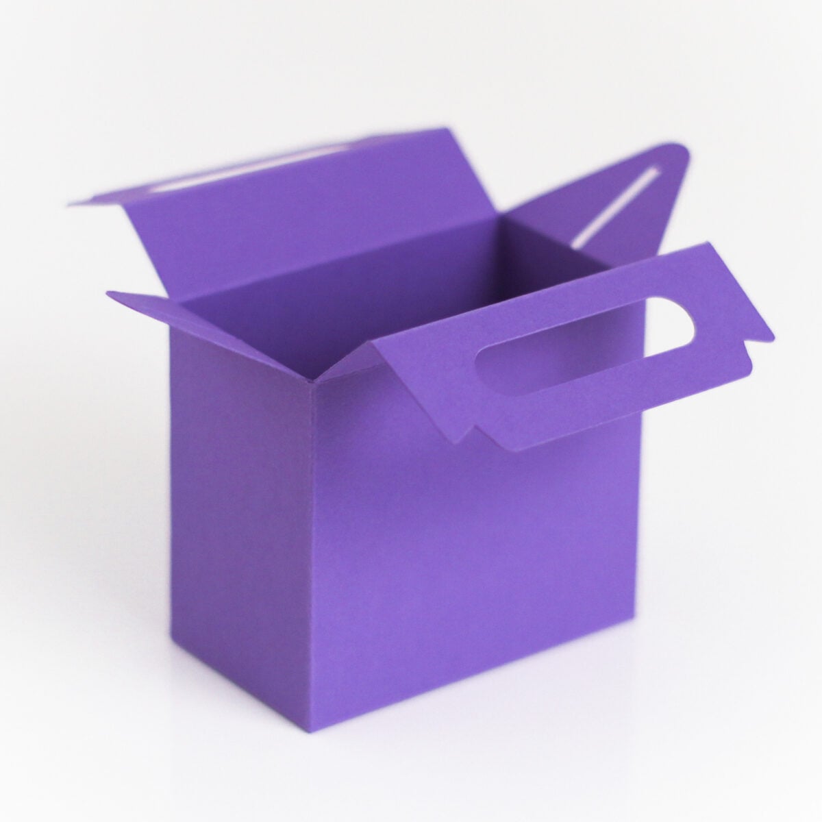 Box with Handle Custom Size Template Maker | SVG DXF PDF PNG ...