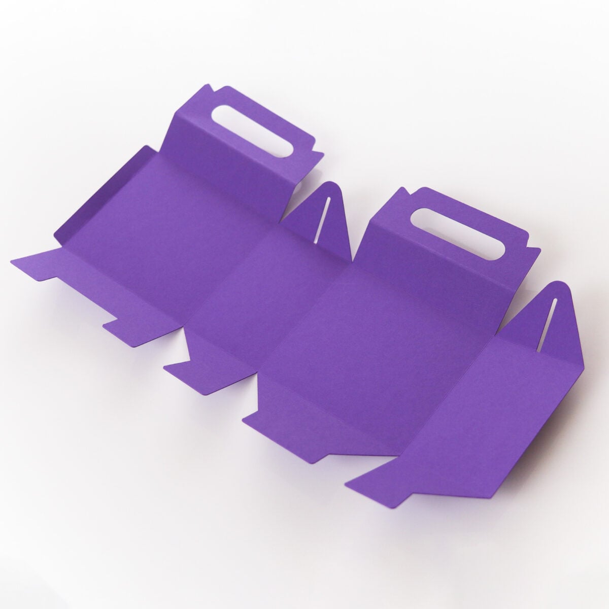 Box with Handle Custom Size Template Maker | SVG DXF PDF PNG ...