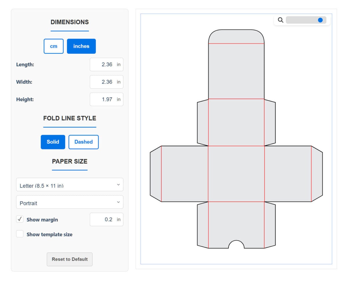 Make Your First Custom Size Box | Free Template SVG DXF PDF PNG ...