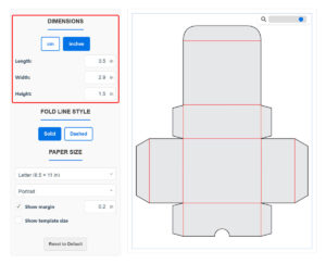 Make Your First Custom Size Box | Free Template SVG DXF PDF PNG ...