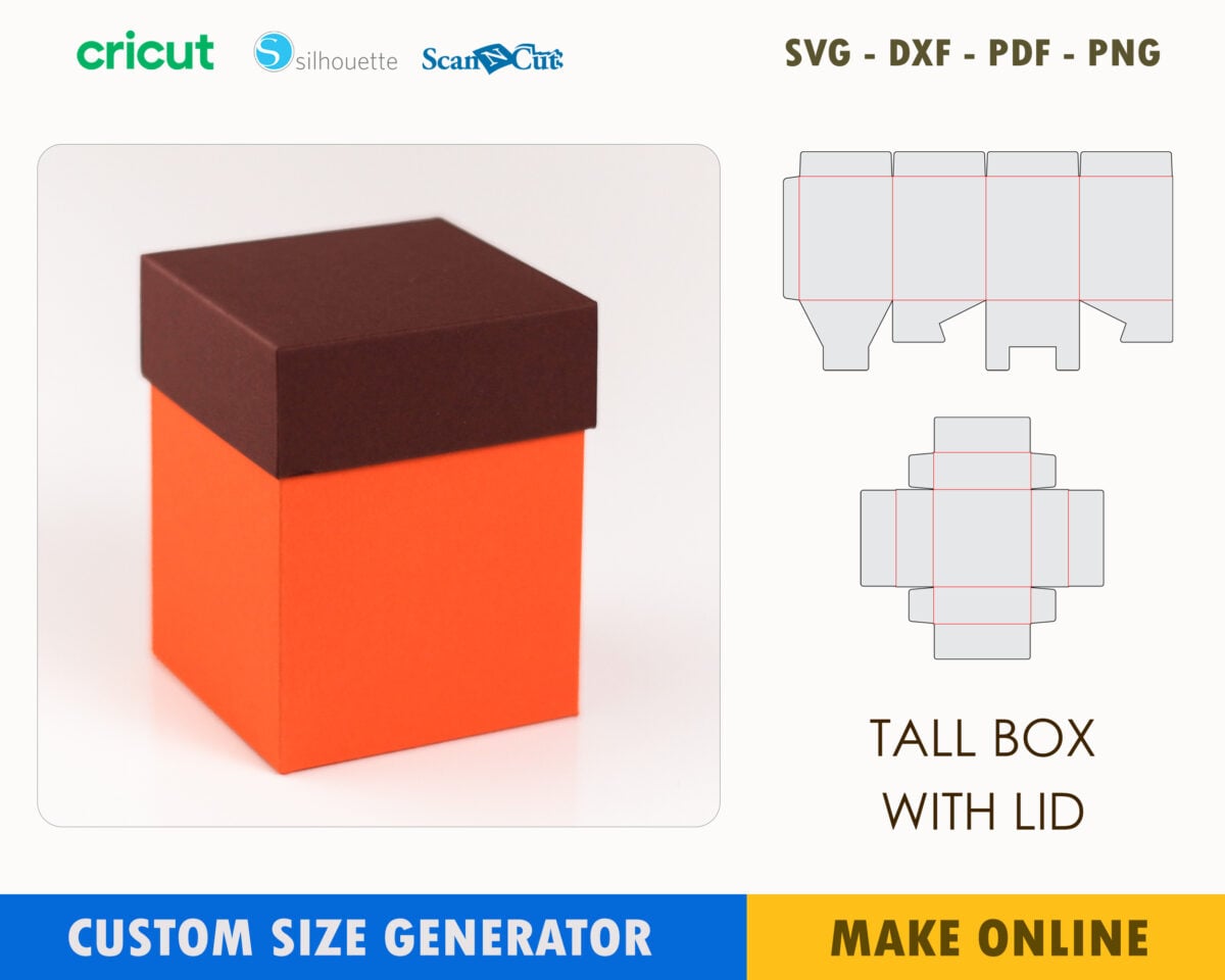 Custom Box & Packaging Templates for Cutting Machines and Hand Crafting ...