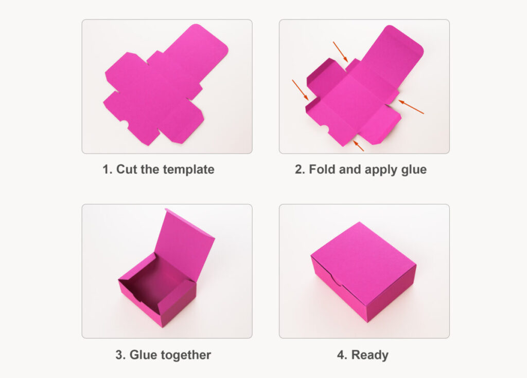 Make Your First Custom Size Box | Free Template SVG DXF PDF PNG ...